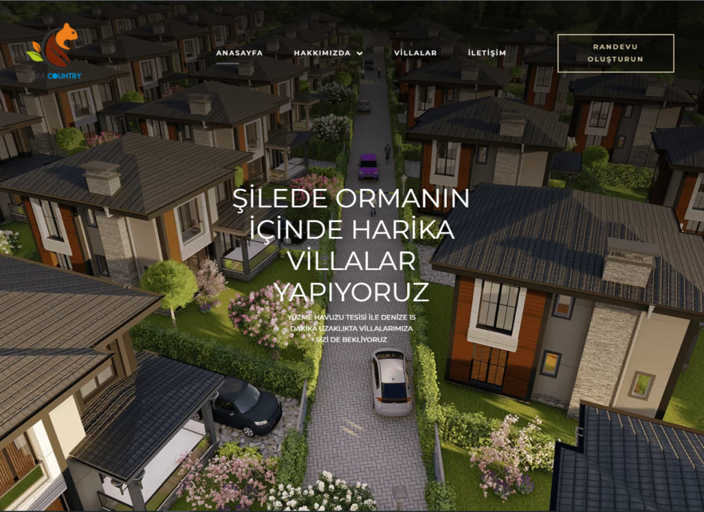Sura Country Web Sitesi Çalışması - ANRETA